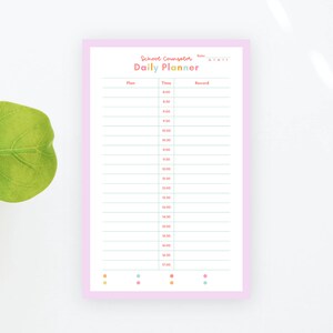 School Counselor Daily Planner Notepad, Schedule, to Do, Plan & Record ...