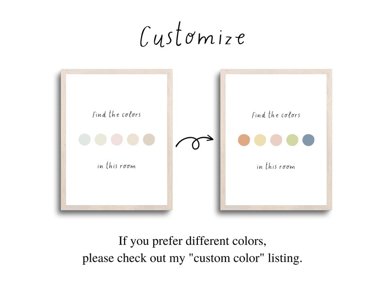 Box Breathing Wall Art Pastel Green Gradation, Simple Aesthetic ...