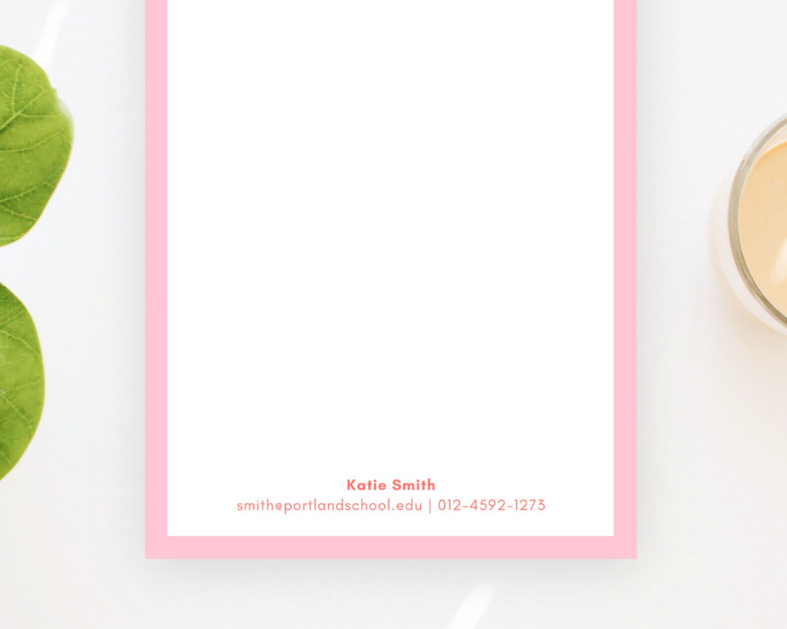 A Note From the School Counselor Notepad, Personalized - Etsy