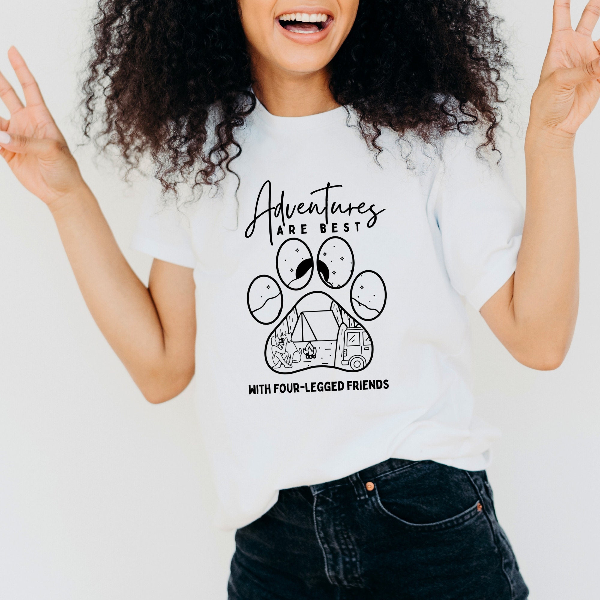 Dog Svg | Camp Dog Svg | Paw Print Mountain Adventure | Svgpngcutfile ...