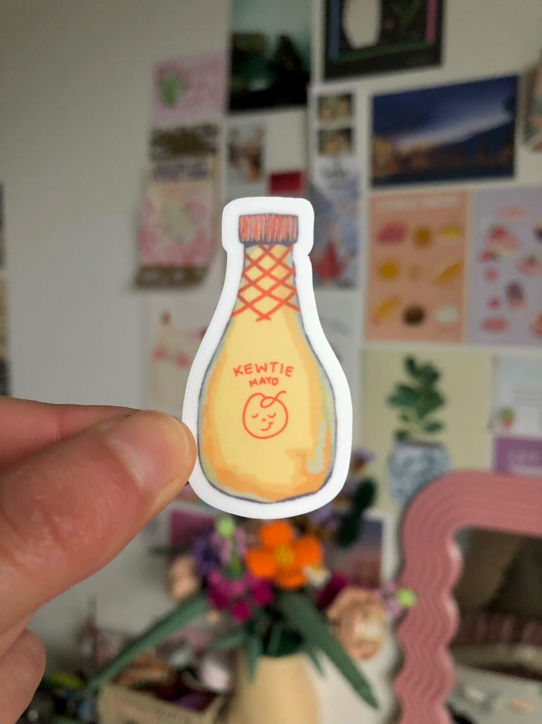 Kewtie Mayo (kewpie Mayonnaise) Matte Sticker | Laptop Aesthetic ...