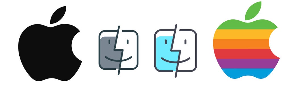 Apple Finder + Apple Logos - Etsy