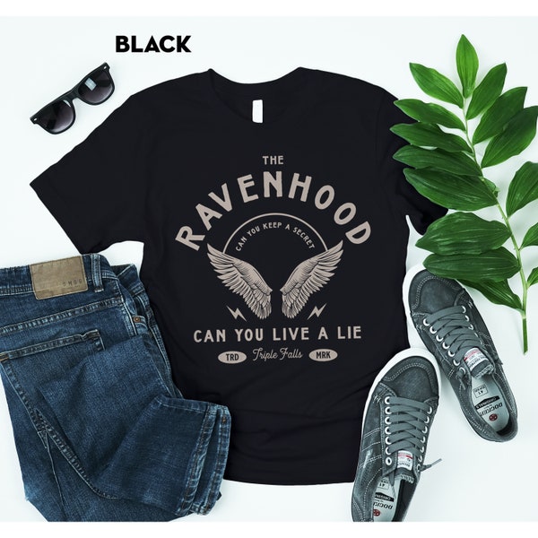 Raven Hood Shirt - Etsy