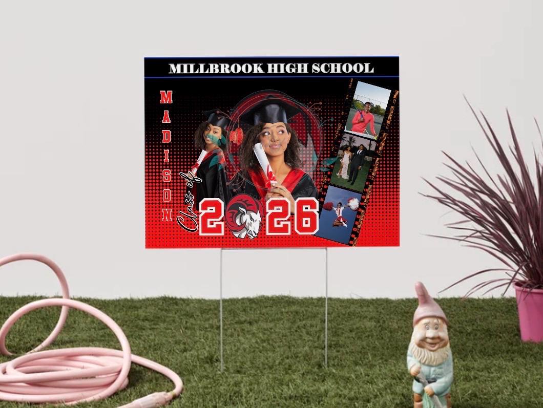 Editable Graduation Yard Sign Template, Grad Yard Sign Template, Senior ...