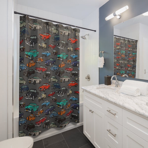 Pattern Shower Curtain - Etsy
