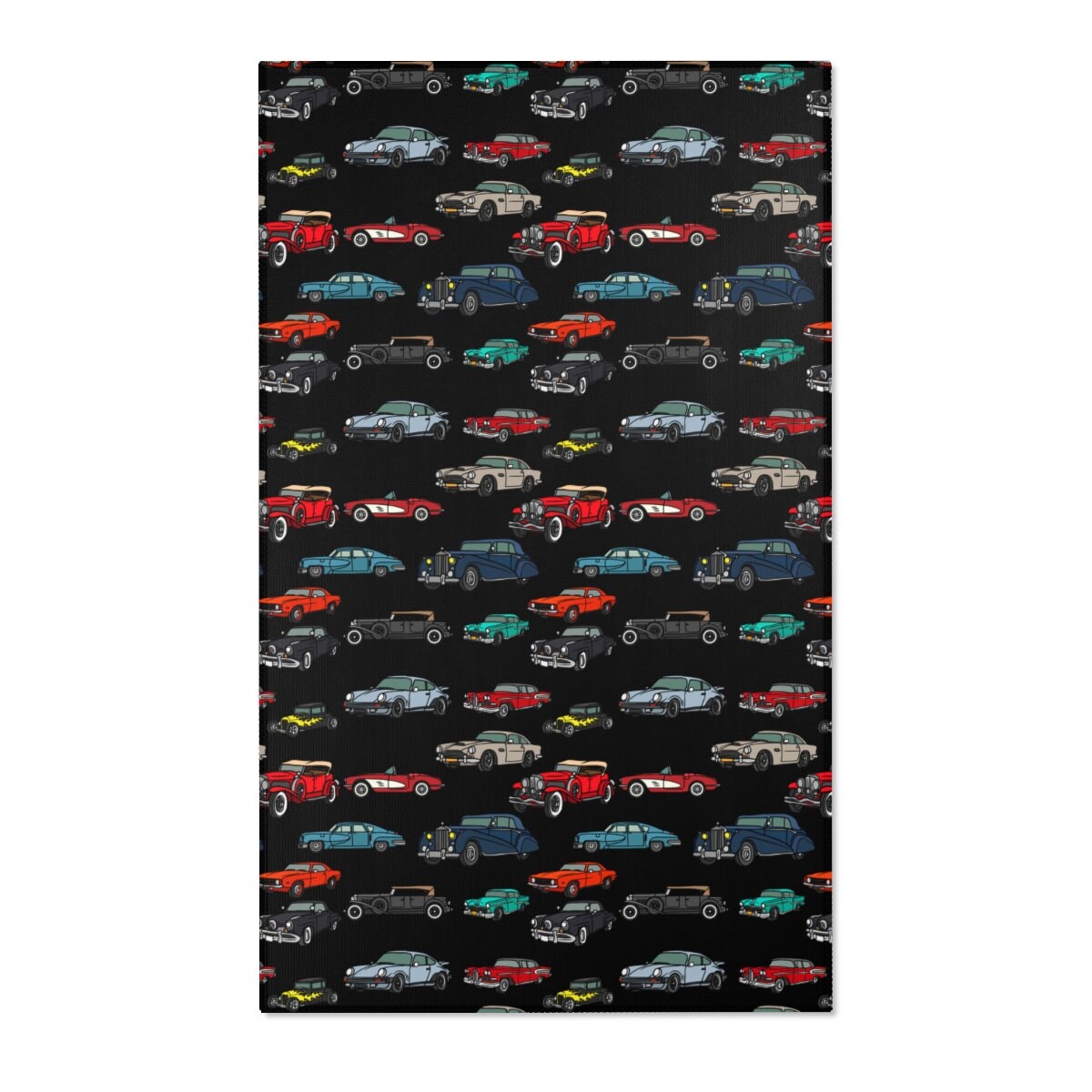 Car Area Rug Classic Car Home Decor Car Themed Home Decor - Etsy