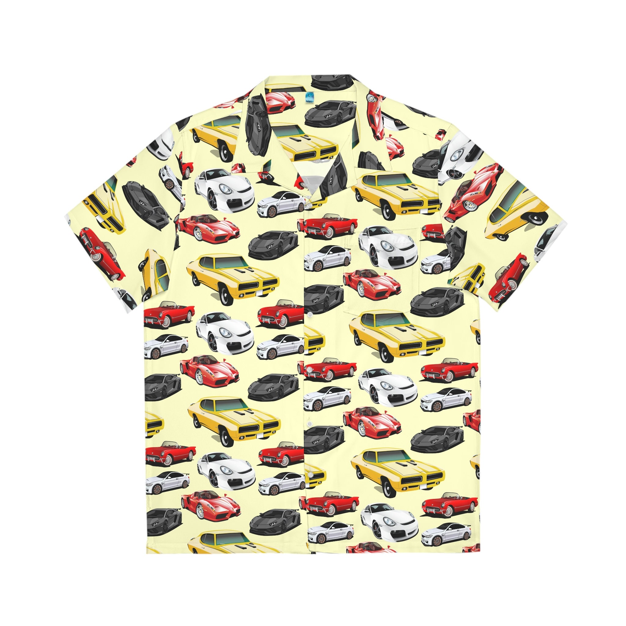 Men's Classic Car Shirt - Men's Car Show Shirt - Men's Car Hawaiian ...