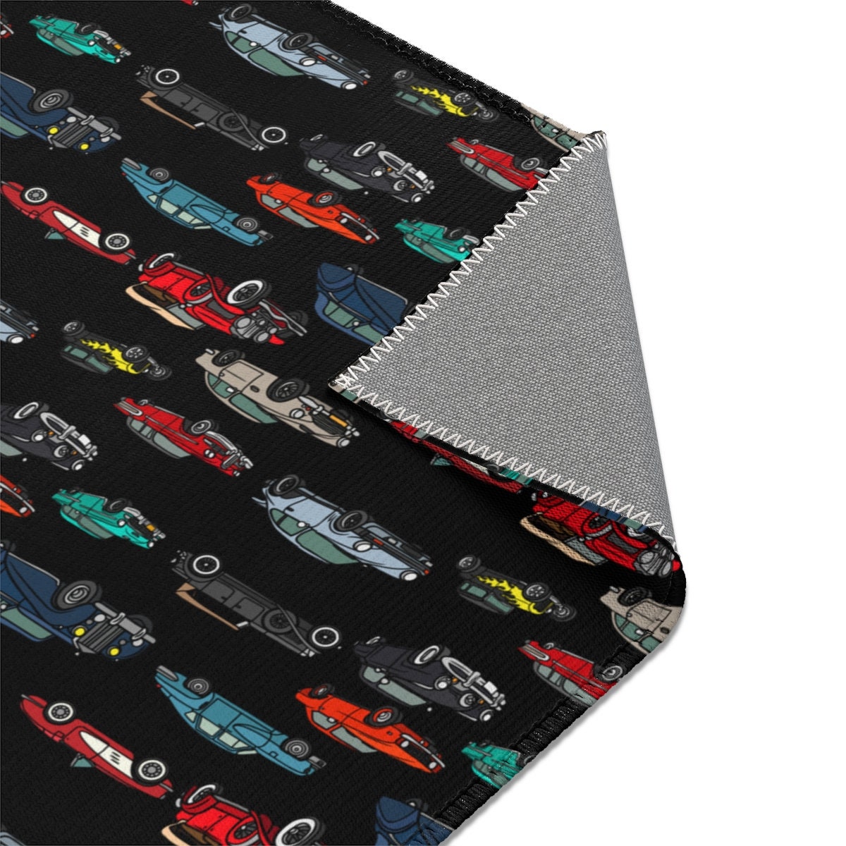 Car Area Rug Classic Car Home Decor Car Themed Home Decor - Etsy