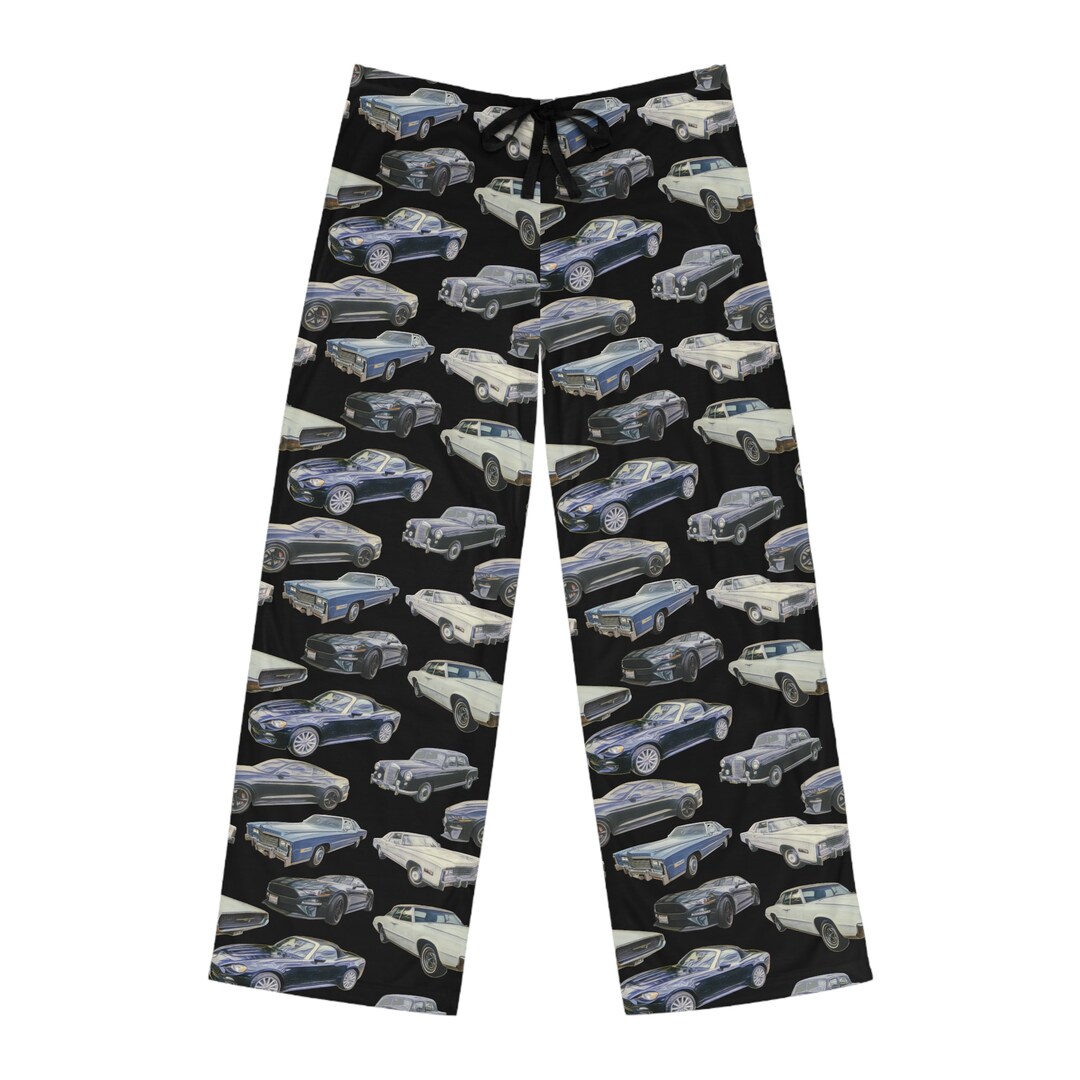 Men's Pajama Pants Car Pajama Pants Car Pattern Clothing Men's PJ ...