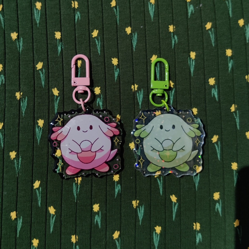 Pocket Monster Pokemon Charms Shiny Chansey Fuecoco Scorbunny Quaxly ...