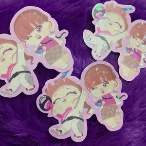 Boonpink! | 2.5" Sticker, Super Sentai Sticker, Boonboomger Pink ...