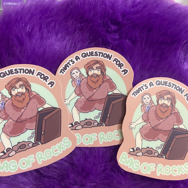 Augbert Traumwandler Physiker | Dropout TV Sticker, brennan lee ...