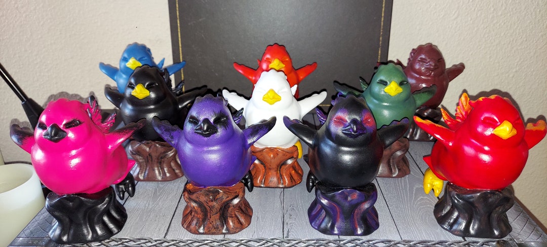 Hand Painted & 3D Printed Fat Chocobo Figurine FFXIV - Etsy
