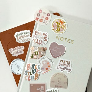 Christian Mini Sticker Pack, Bible Journaling Stickers, Cute Mini Faith ...