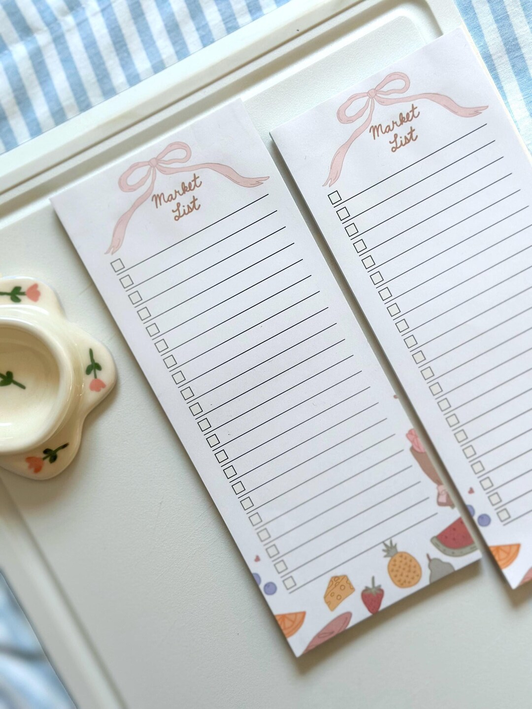 Market List, Magnetic Grocery List Notepad, Minimalist Grocery Planner ...