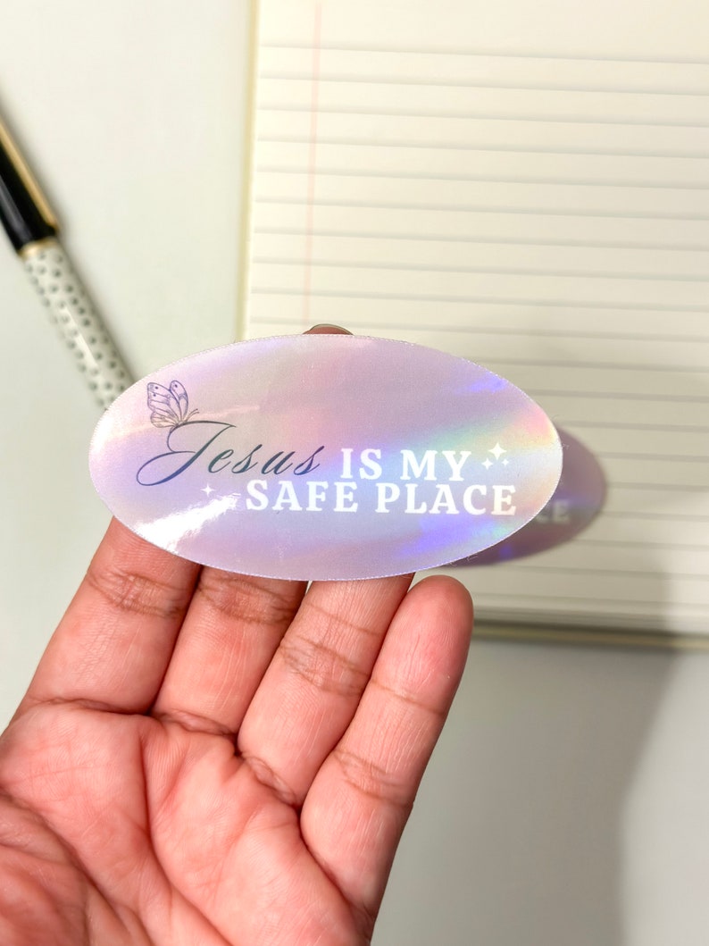 Jesus is My Safe Place Sticker Jesus Stickers for Laptop - Etsy