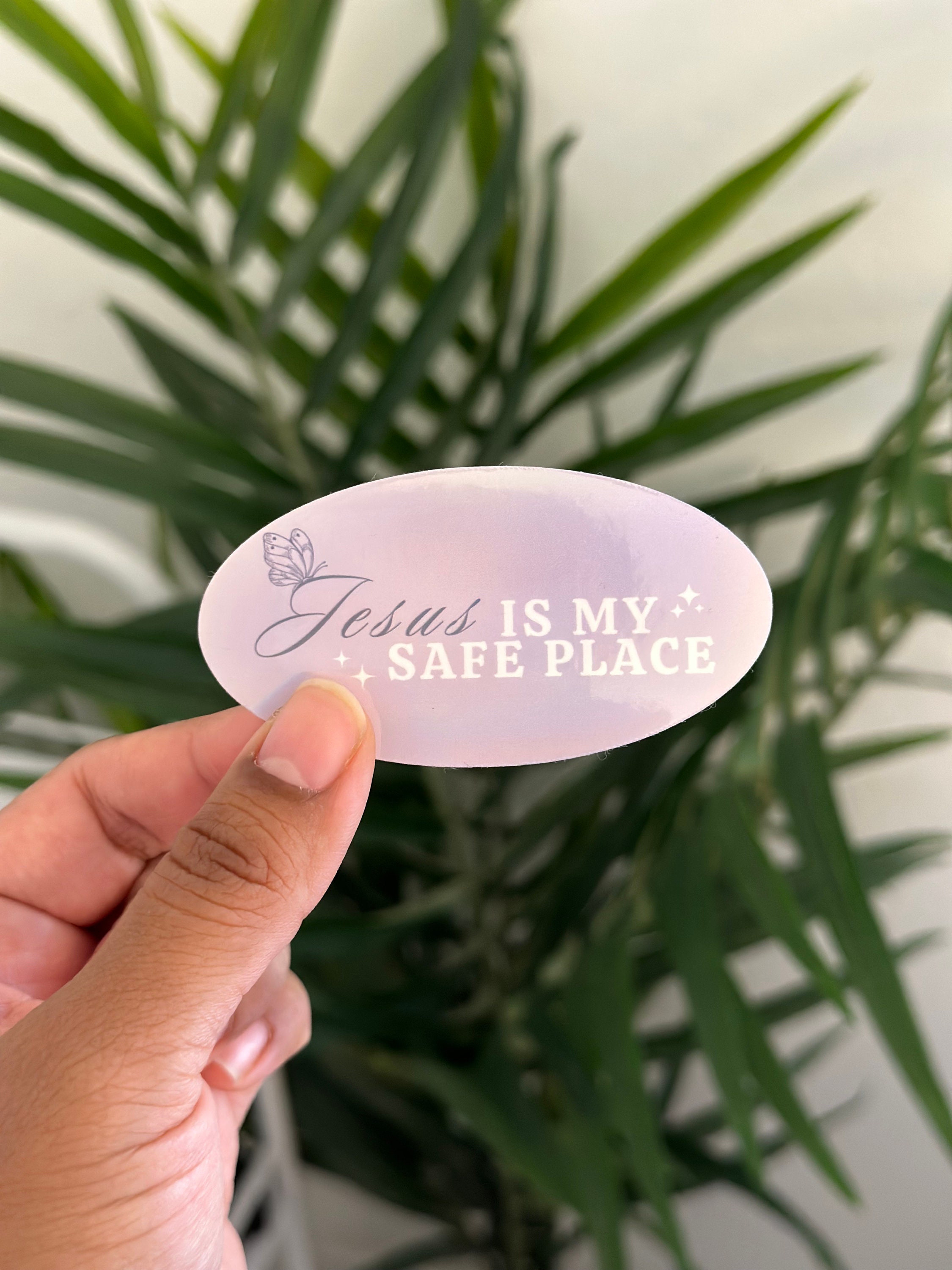 Jesus is My Safe Place Sticker Jesus Stickers for Laptop - Etsy