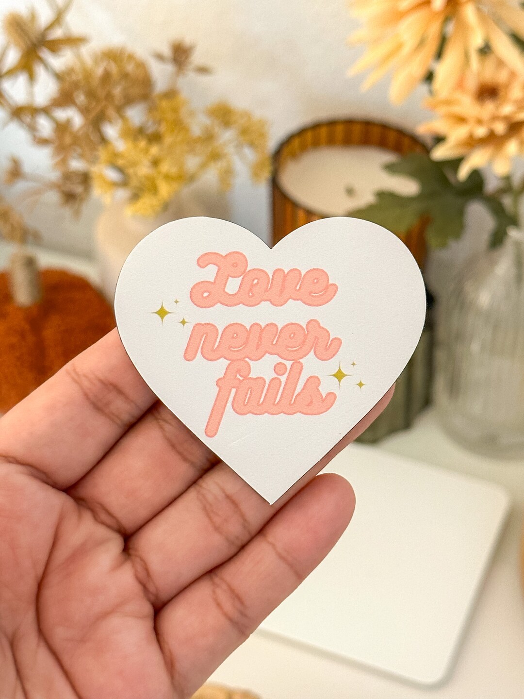 Christian Magnets Love Never Fails Magnet 1 Corinthians 13 - Etsy