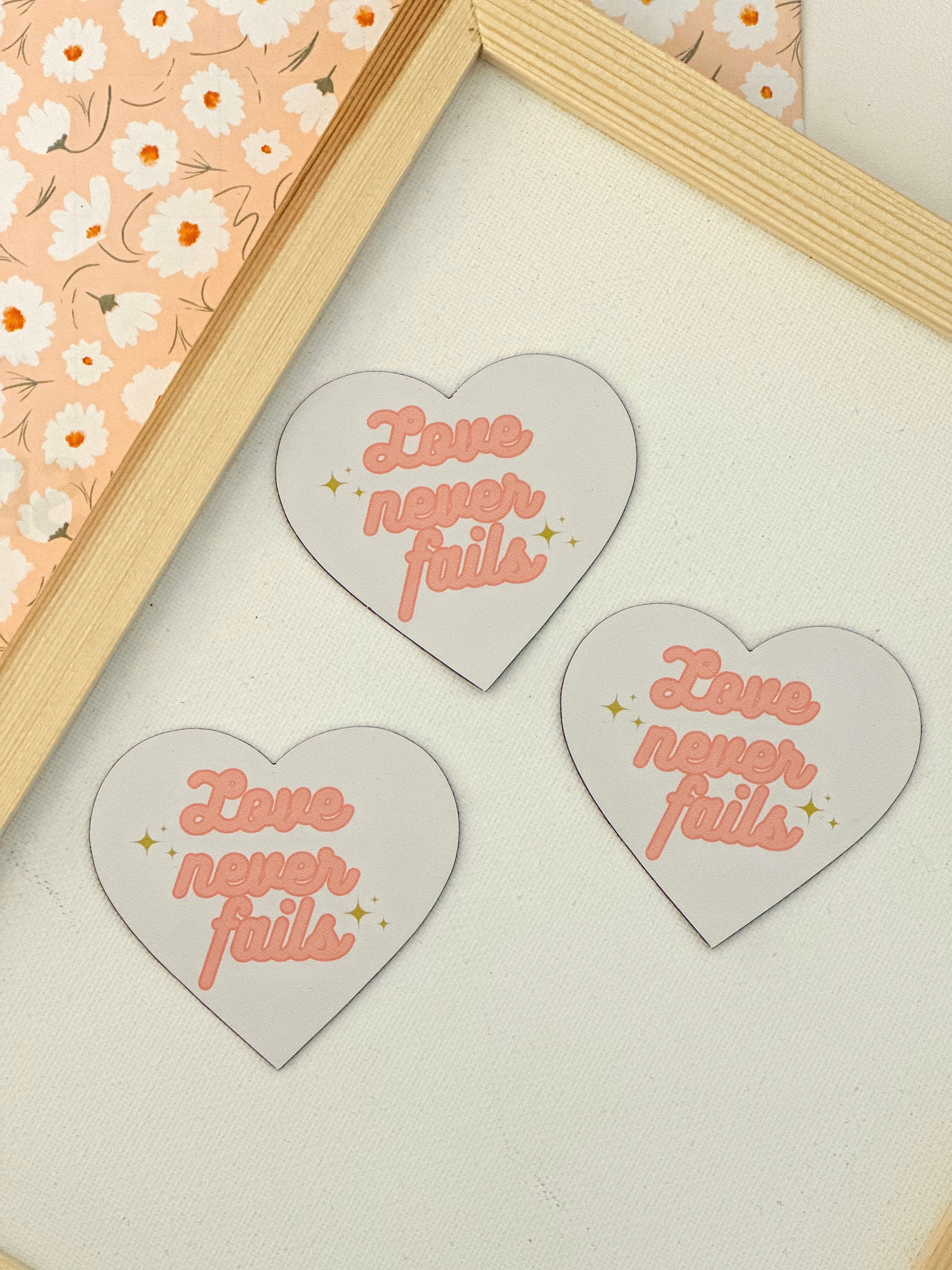 Christian Magnets Love Never Fails Magnet 1 Corinthians 13 - Etsy