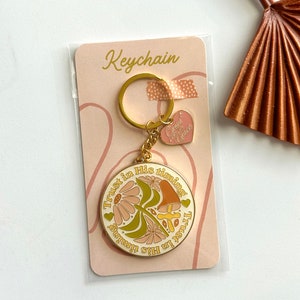Trust in His Timing Key Chain, Trendy Christian Gift, Christian Girl ...