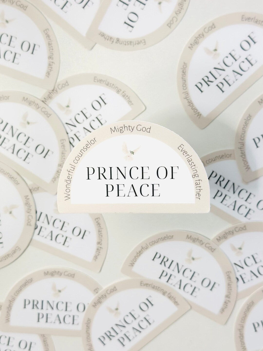 Prince of Peace Sticker, Faith Sticker, Bible Verse Sticker, Christian ...
