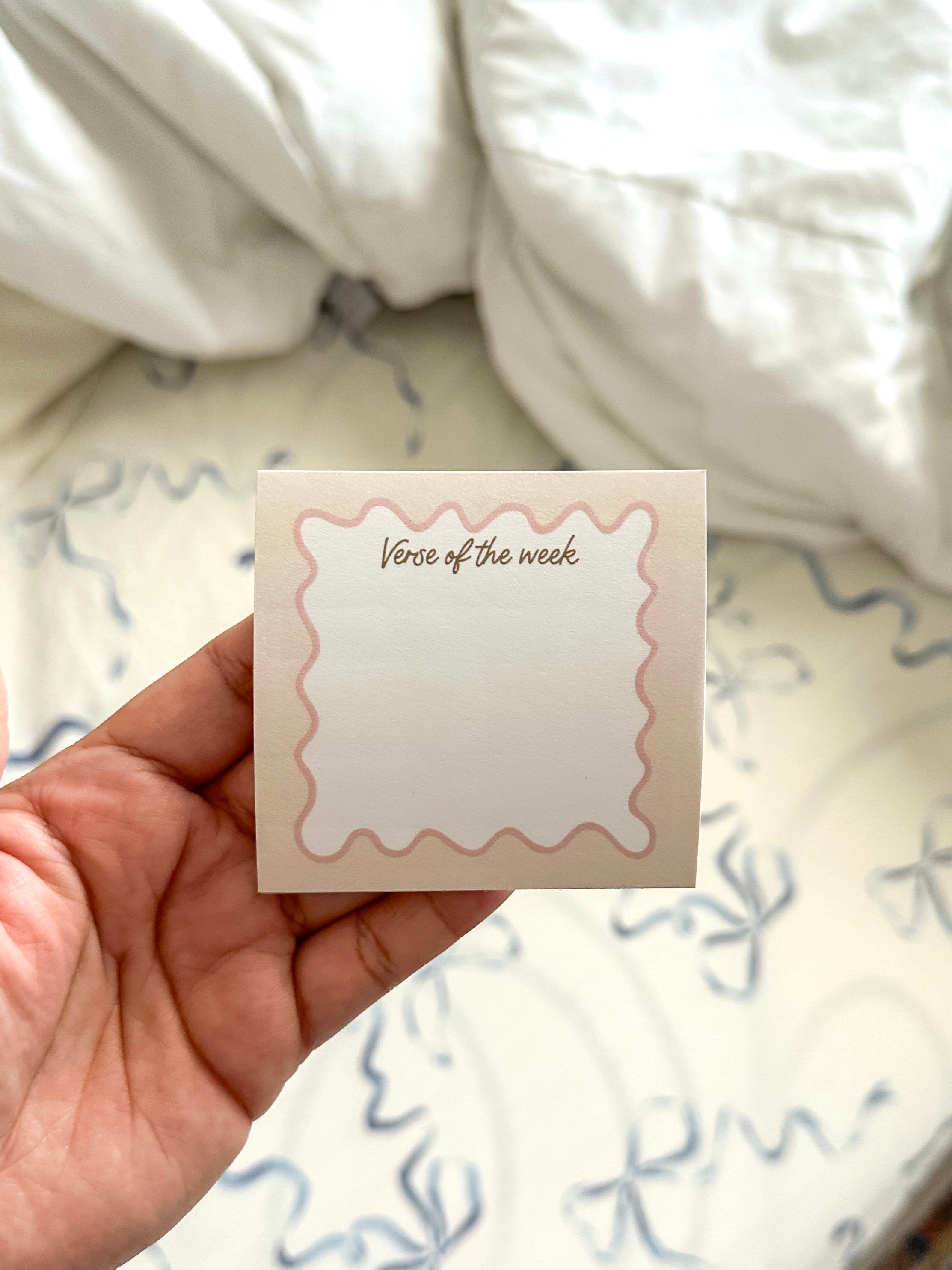 Bible Verse Sticky Notes: Christian Stationery (50 Sheets) - Etsy