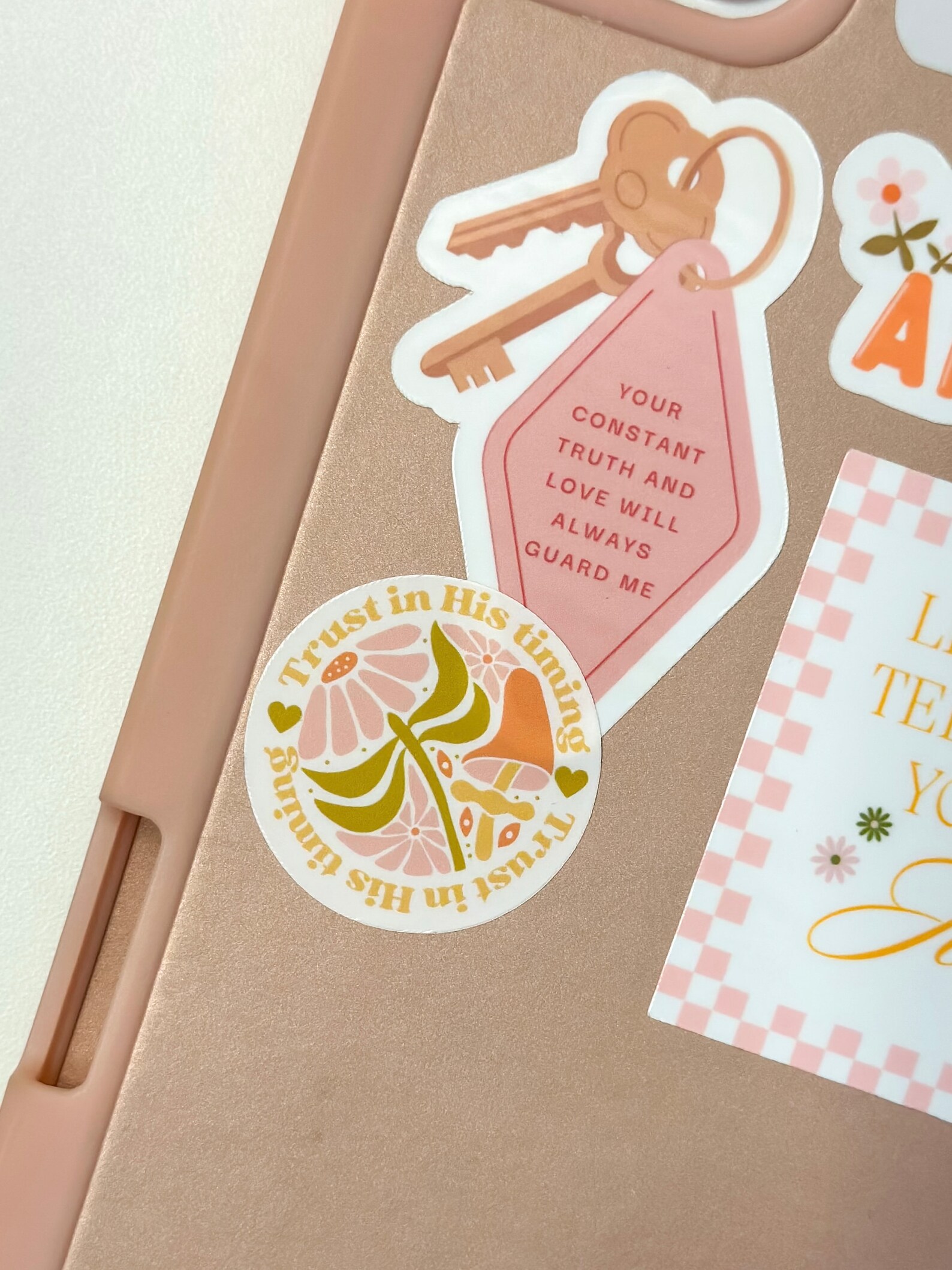 Trust in His Timing Bible Verse Stickers Faith Based - Etsy