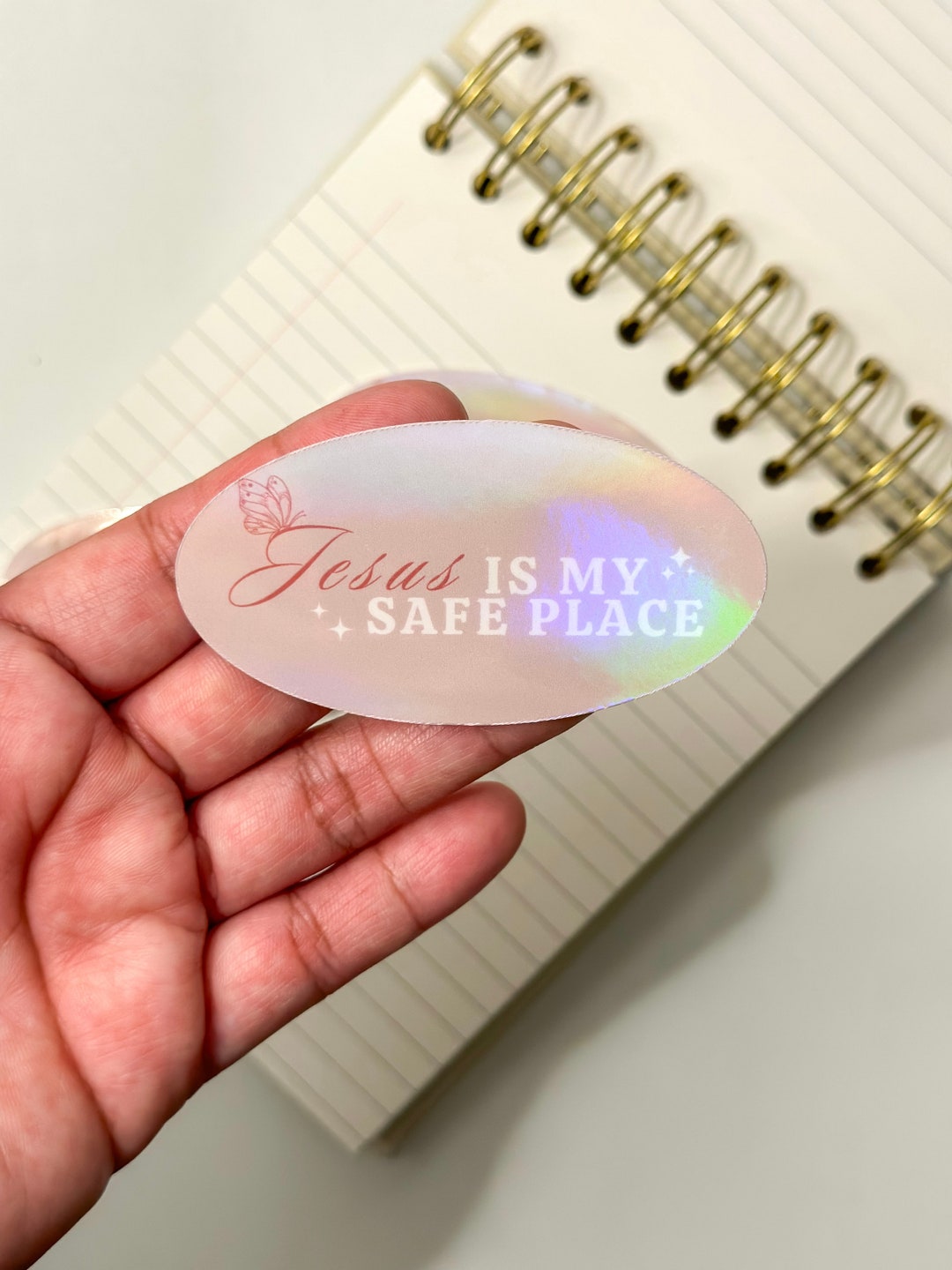 Jesus is My Safe Place Sticker, Jesus Stickers for Laptop, Christian ...