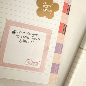 Christian Girl Stationary, Trendy Christian Notepads, Faith Sticky ...