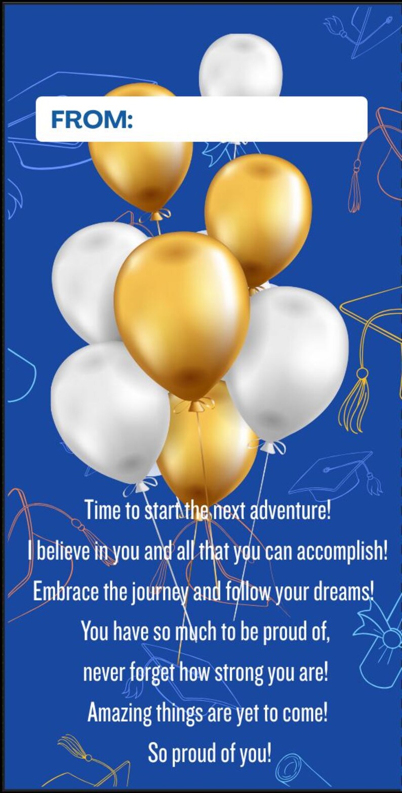 Graduation Money Envelope (seniors 2025) With Sentiment - Etsy