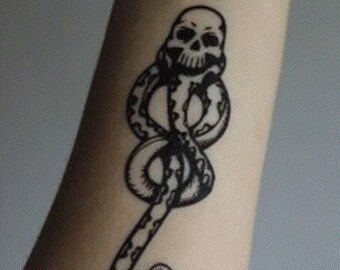 Death Mark Tattoo - Etsy