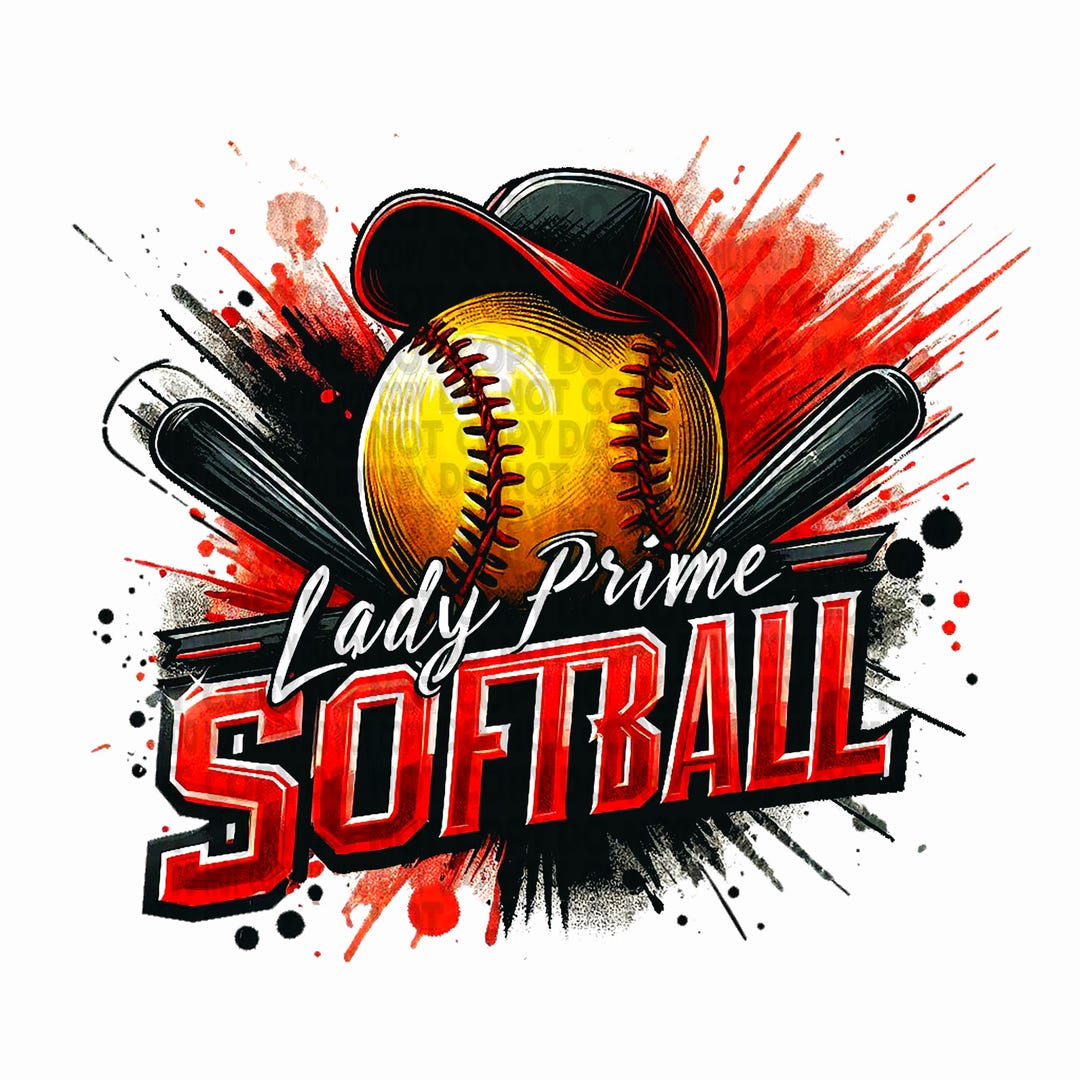 Lady Prime Softball | Sublimation Design | 300 Dpi Png Digital Download ...