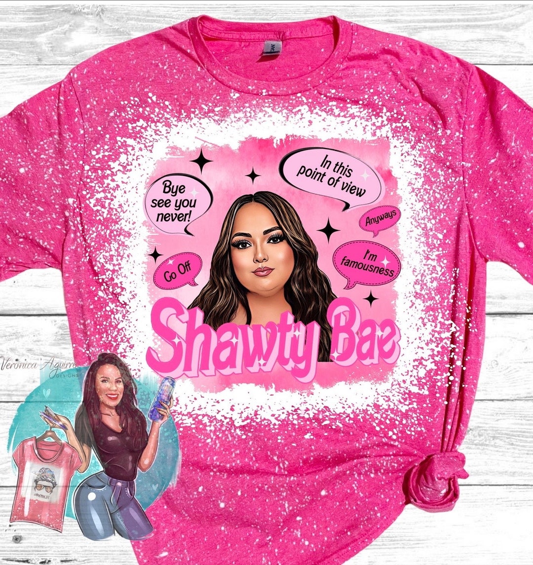 Shawty Bae Bleached T-shirt - Etsy