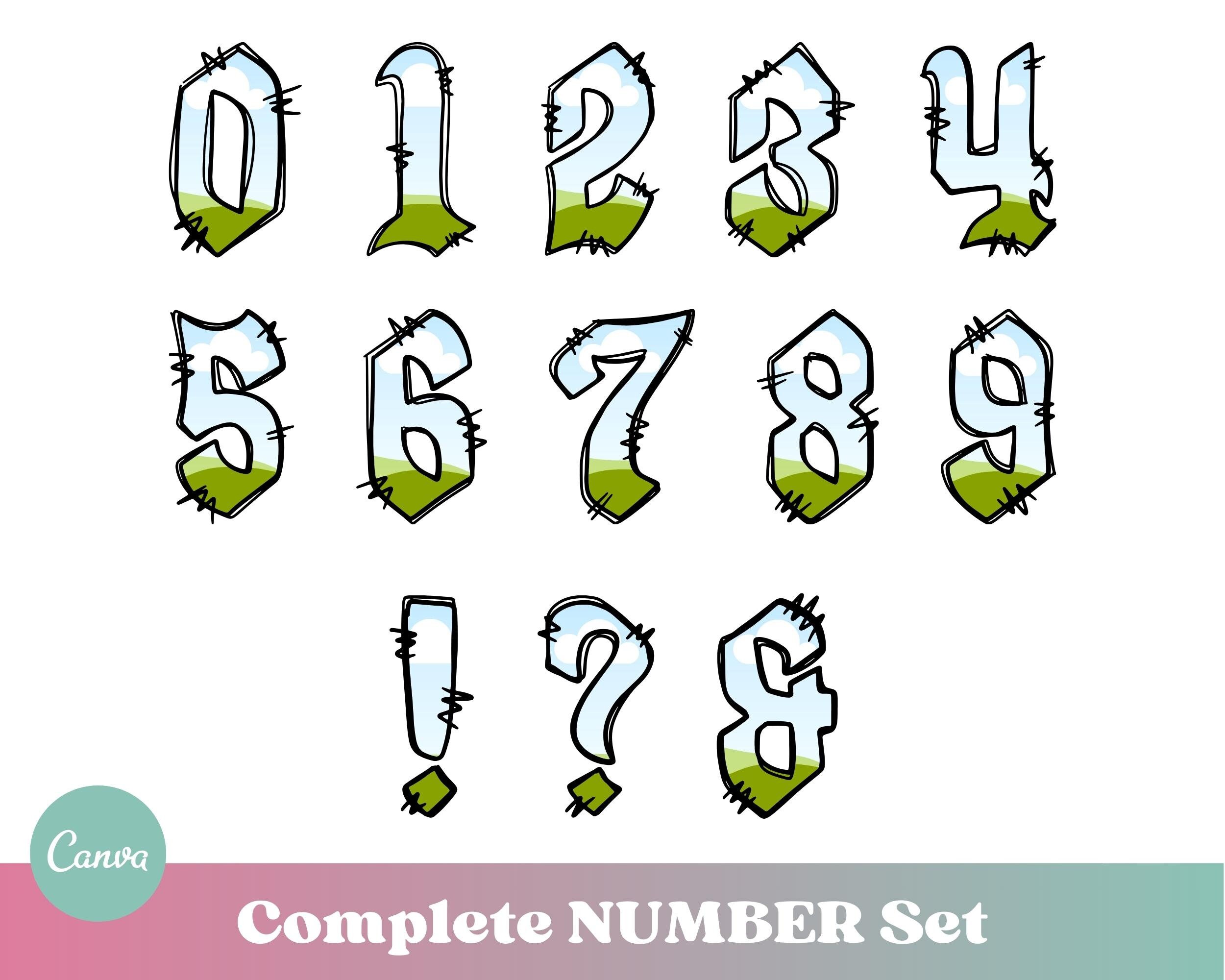 Magic Doodle Letters Canva Template Editable Canva Frame Etsy