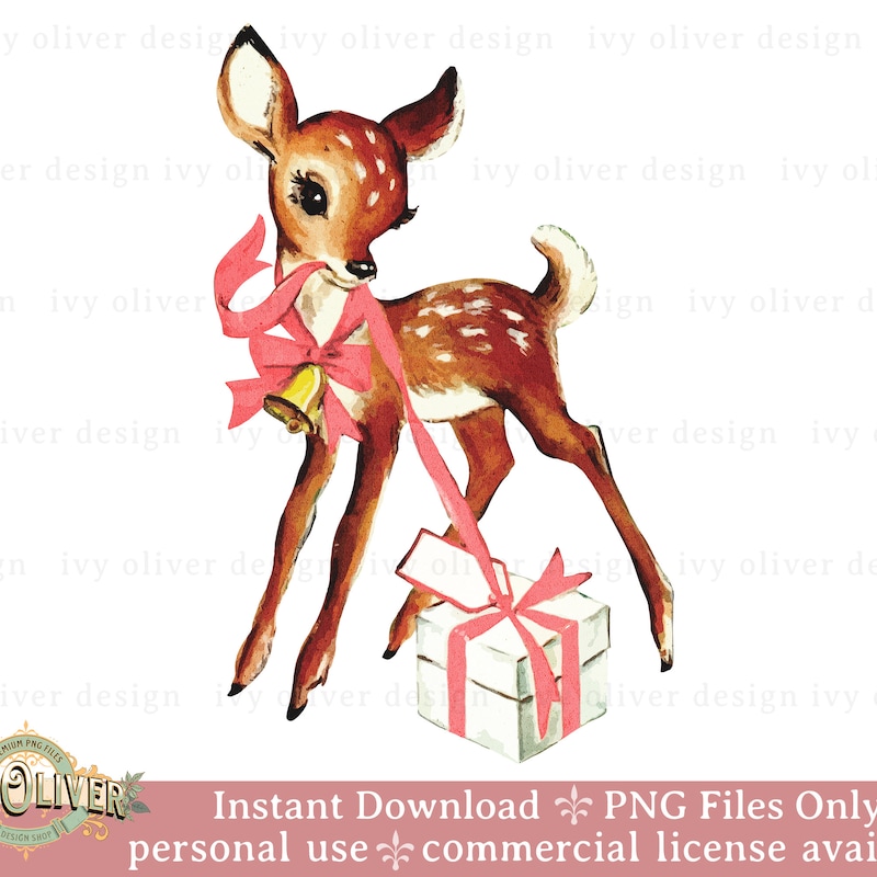 Pink Reindeer Download - Etsy