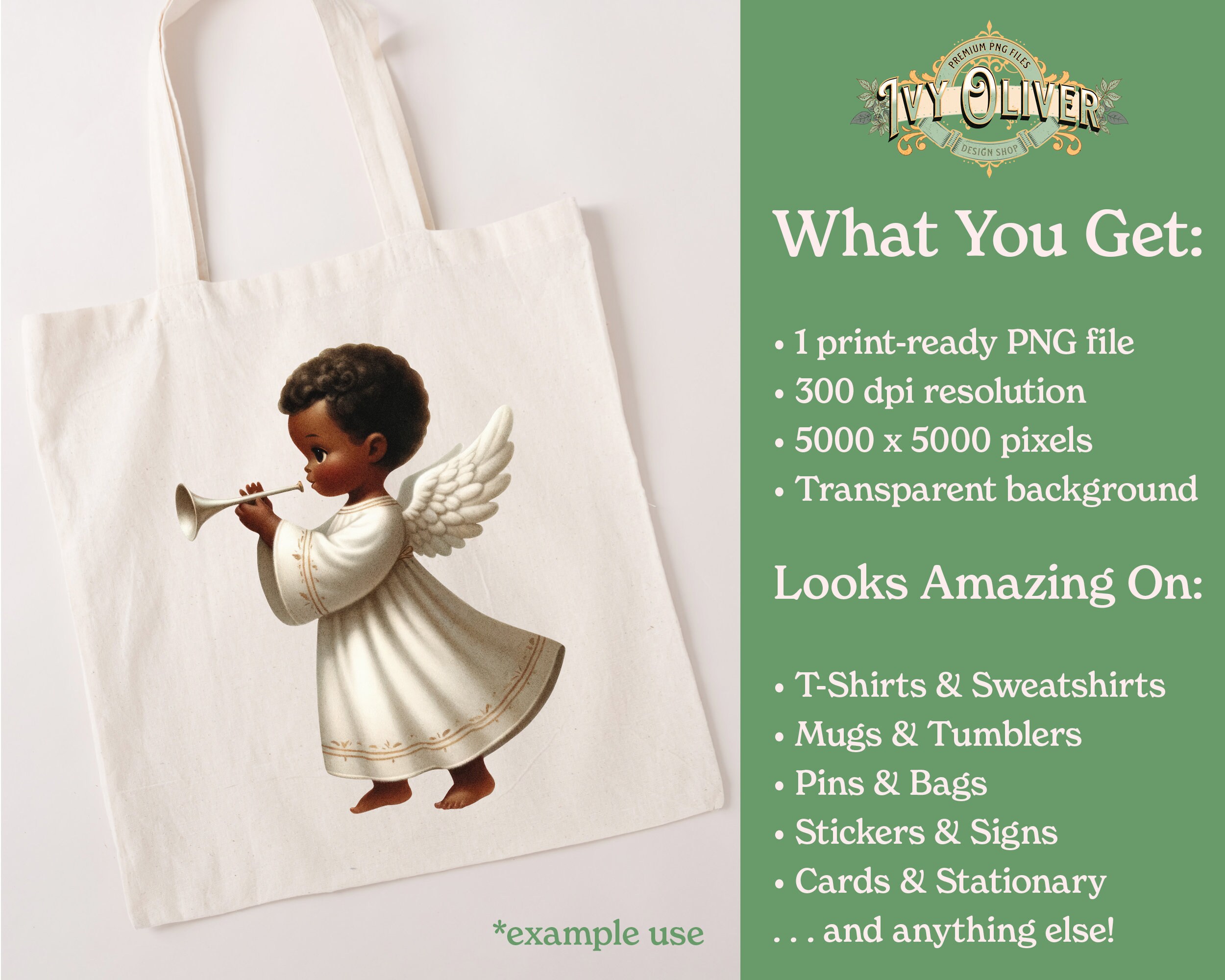 African American Christmas Clipart PNG Retro Christmas Clip - Etsy