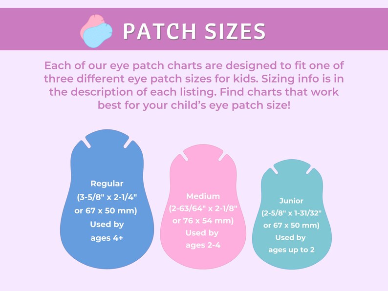 Kids Eye Patch Reward Chart: Amblyopia Strabismus Treatment (digital ...