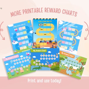 Peppa Pig Reward Chart, Kids Behavior & Chore Tracker (digital Download ...