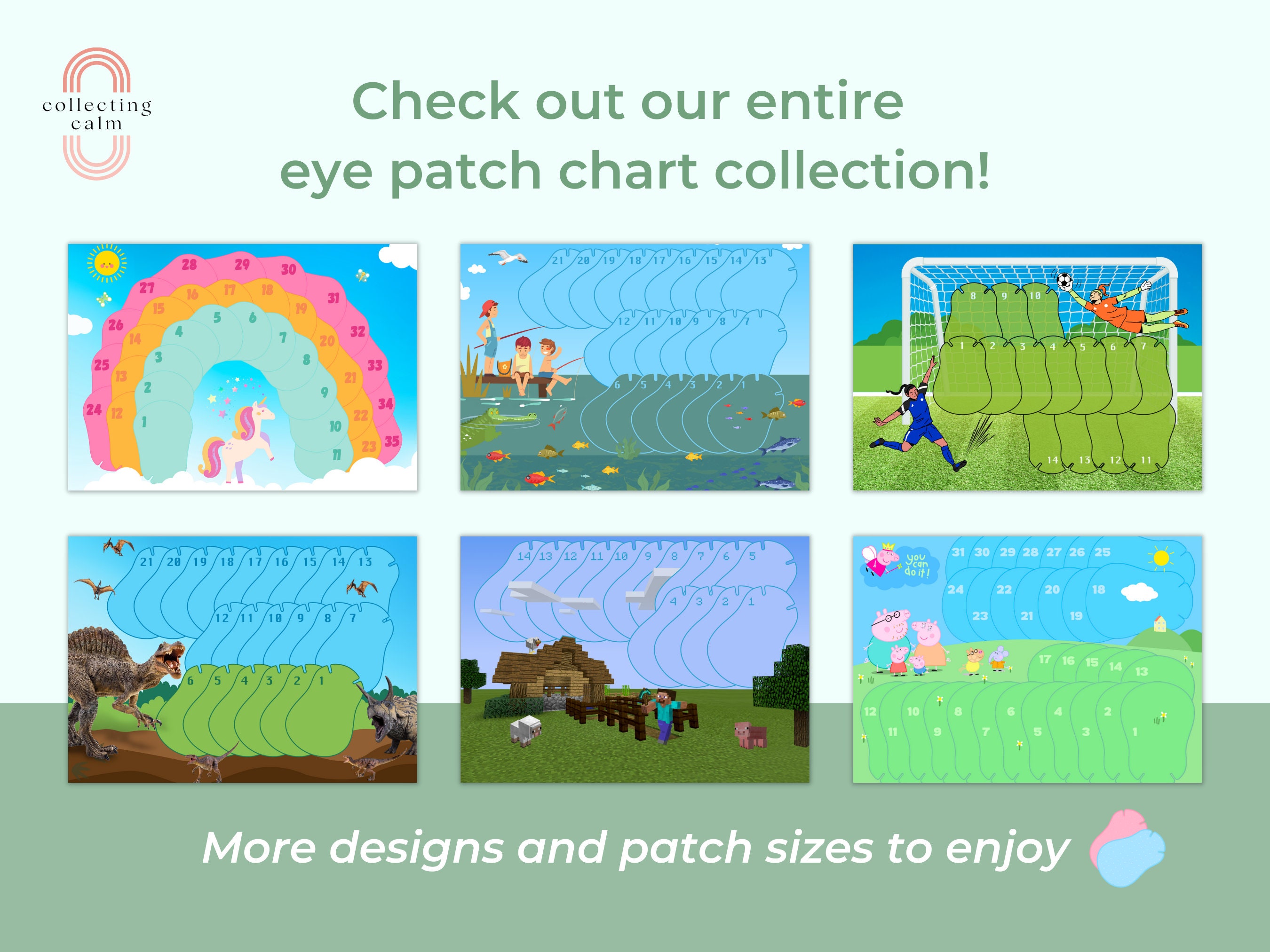 Eye Patch Reward Chart Eye Patch Chart Amblyopia Eye Patch Poster Kids ...
