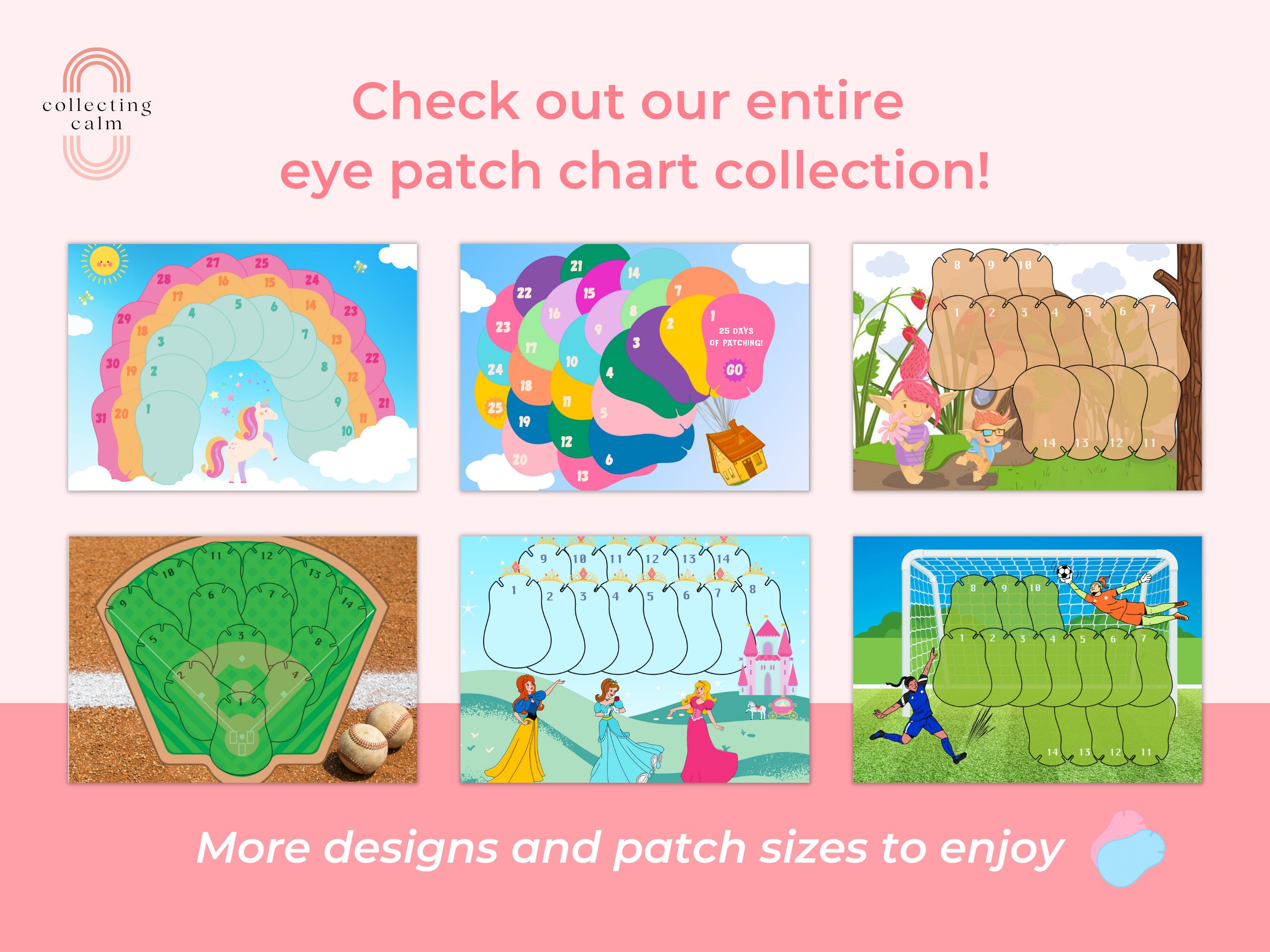 Eye Patch Reward Chart Eye Patch Chart Amblyopia Eye Patch Poster Kids ...
