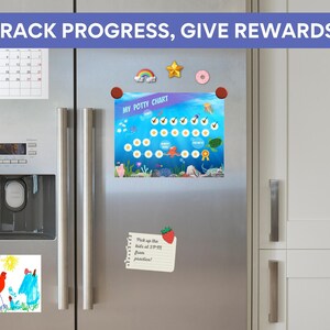 Potty Training Reward Chart Printable Potty Chart Potty Training ...