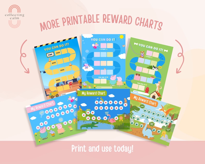 Potty Training Chart Printable Potty Reward Chart Potty Training ...