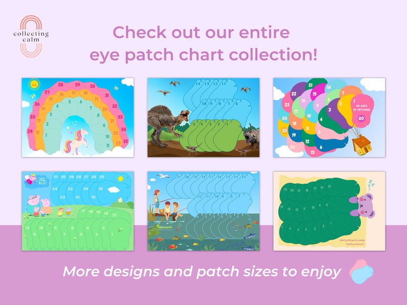 Eye Patch Chart Eye Patch Reward Chart for Kids Lazy Eye Treatment ...