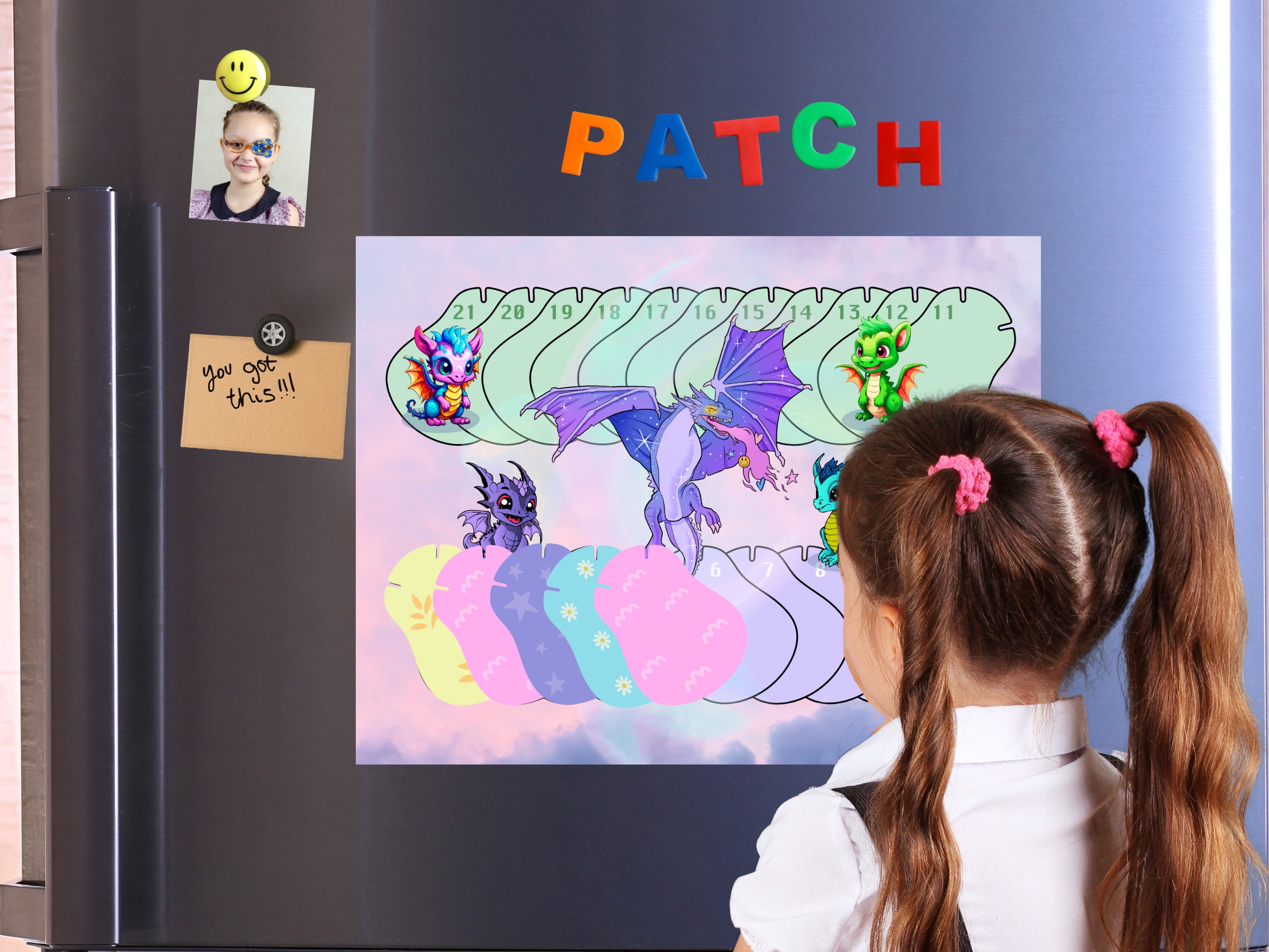 Eye Patch Reward Chart Eye Patch Chart Amblyopia Eye Patch Poster Kids ...