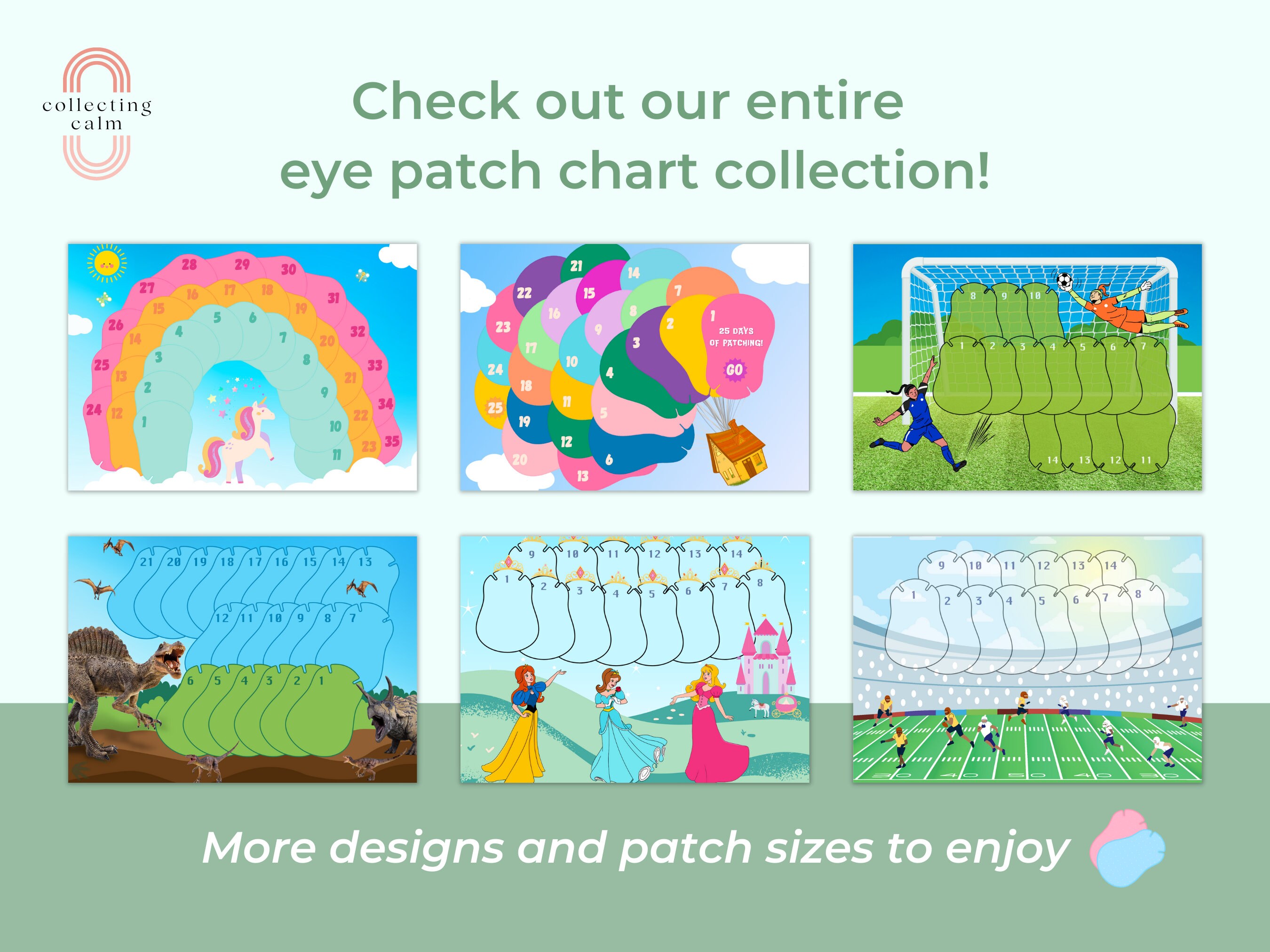 Eye Patch Reward Chart Eyepatch Poster Lazy Eye Amblyopia Poster Kids ...