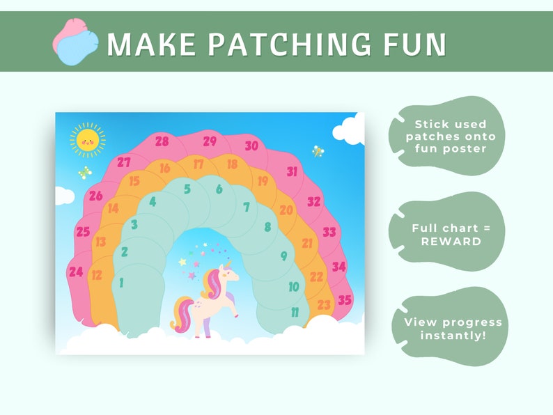 Eye Patch Amblyopia Reward Chart Kids Lazy Eye Patch Strabismus ...