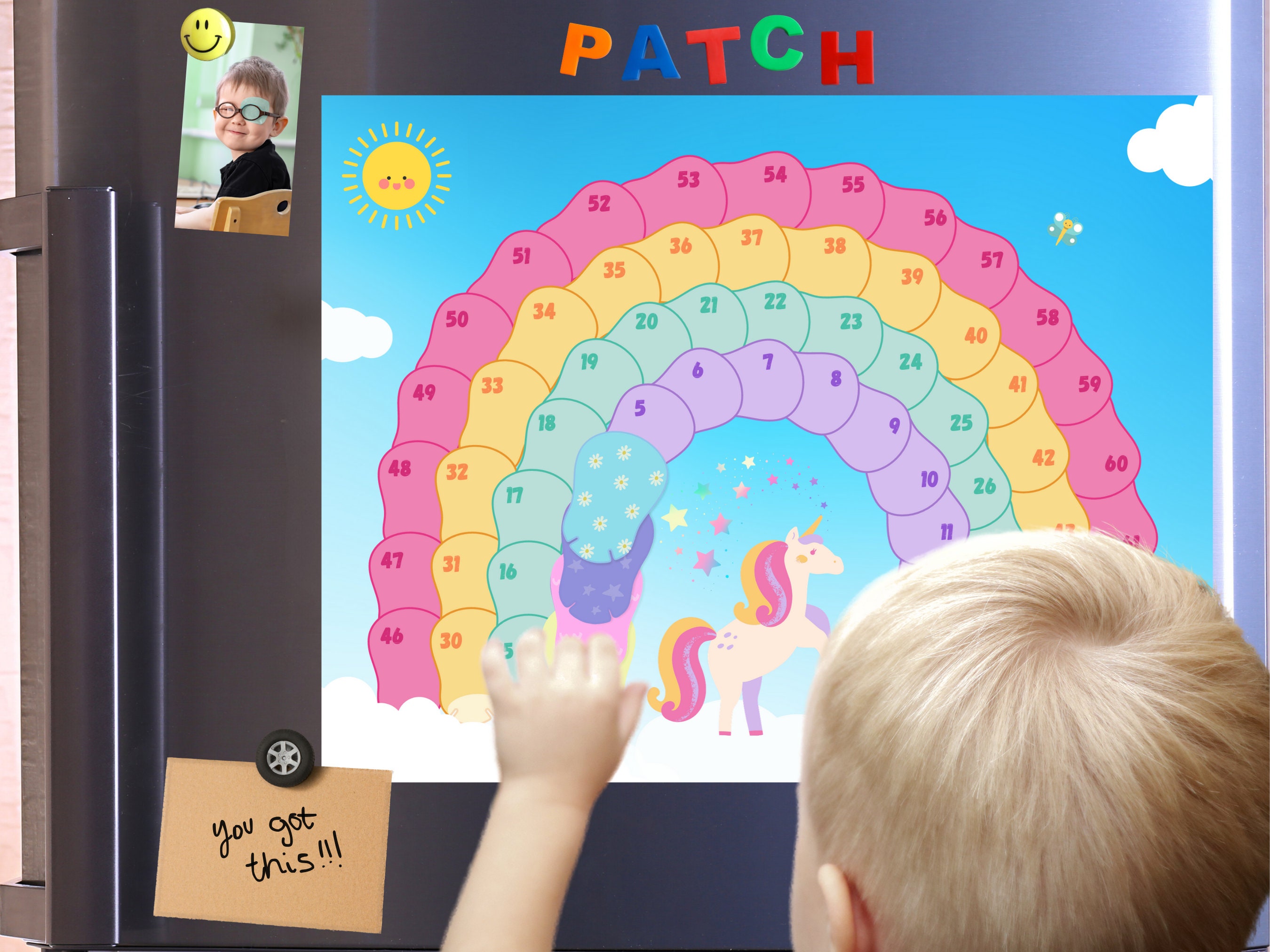 Eye Patch Chart Eye Patch Reward Chart for Kids Lazy Eye Treatment ...