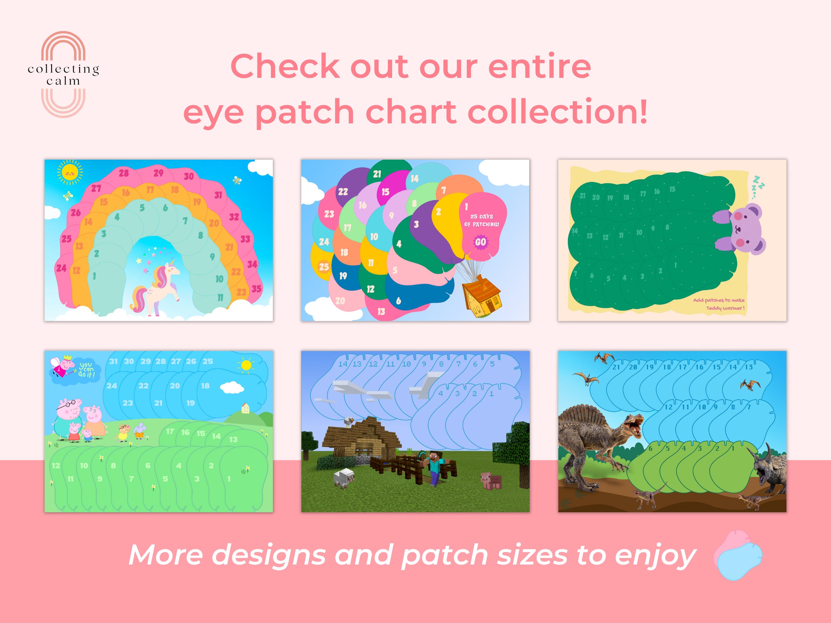 Eye Patch Reward Chart Eye Patch Chart Amblyopia Eye Patch Poster Kids ...