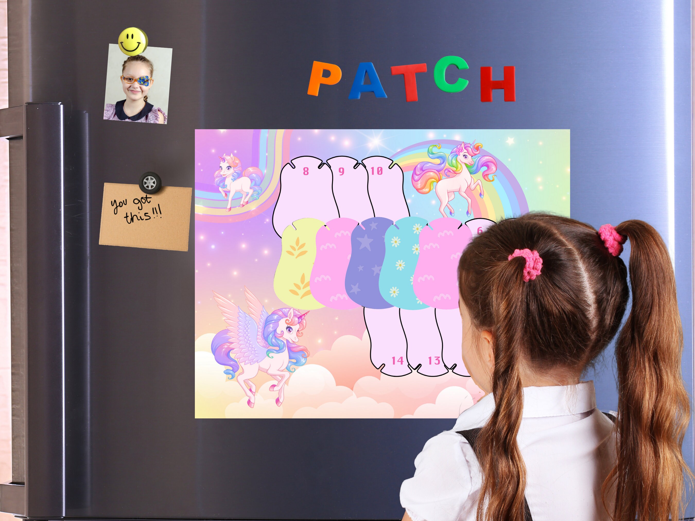 Eye Patch Reward Chart Eye Patch Chart Amblyopia Eye Patch Poster Kids ...