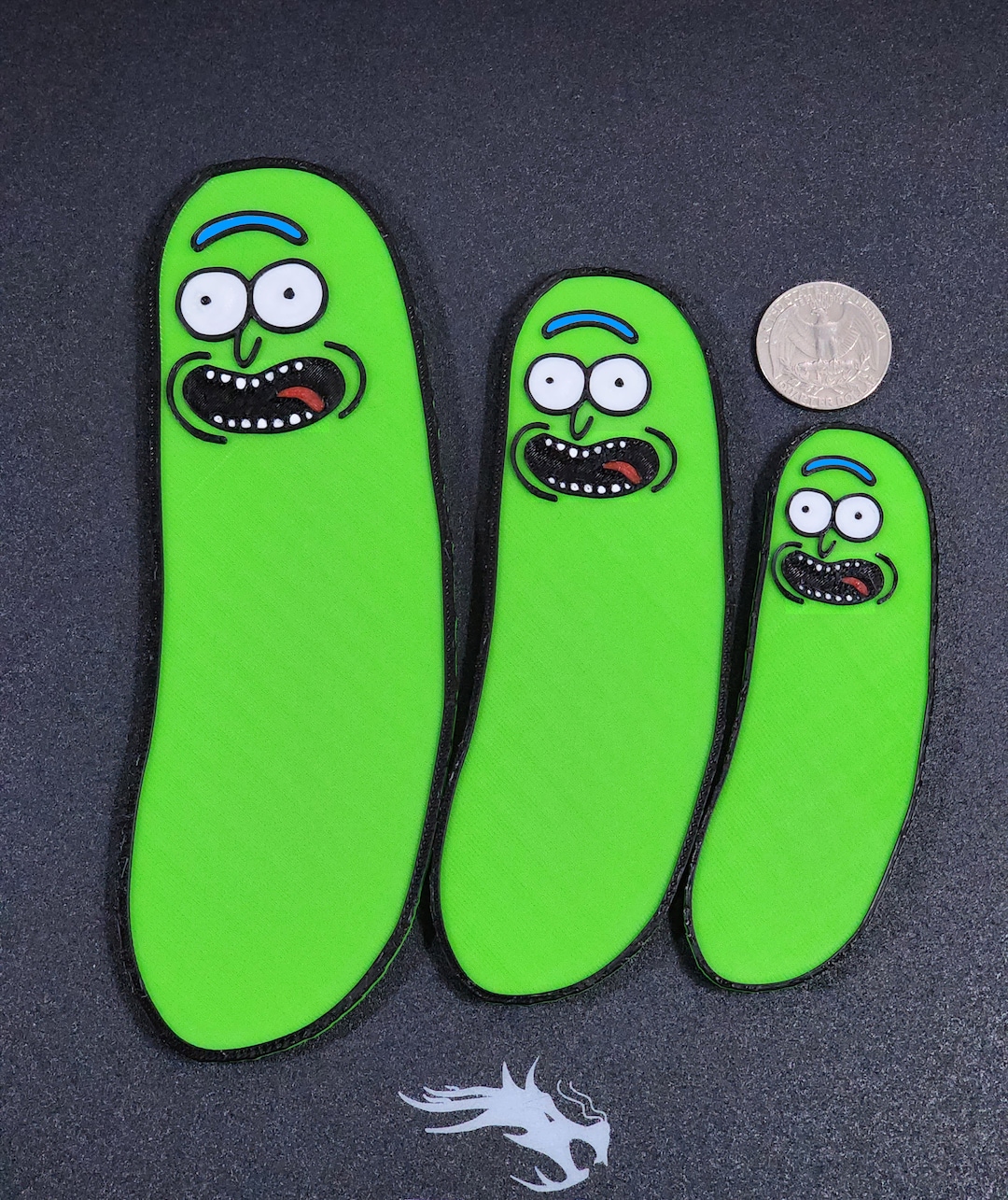 Pickle Rick Kandi Pendants - Etsy